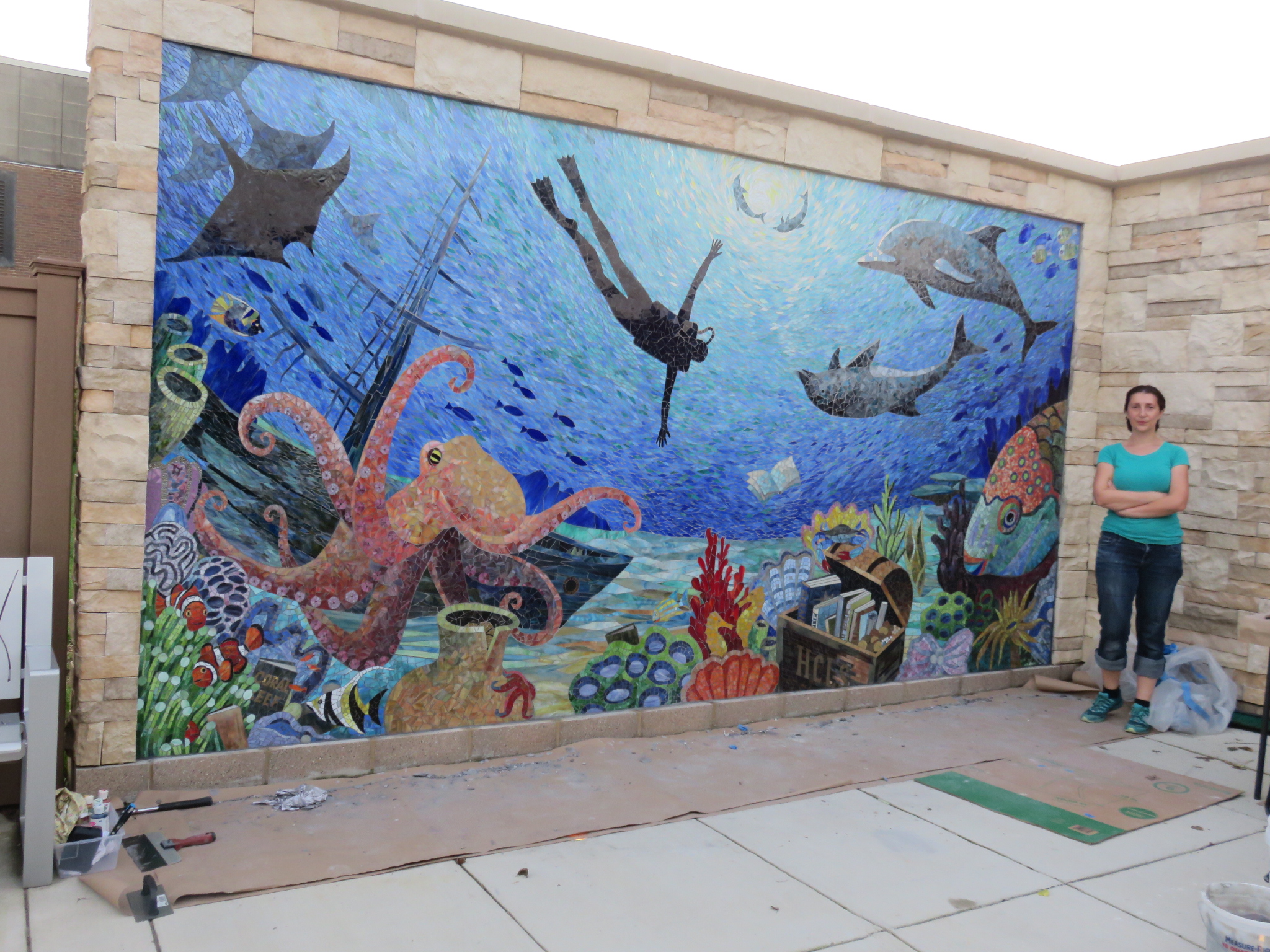 Underwater Library – Mosaic Sphere Studio, LLC